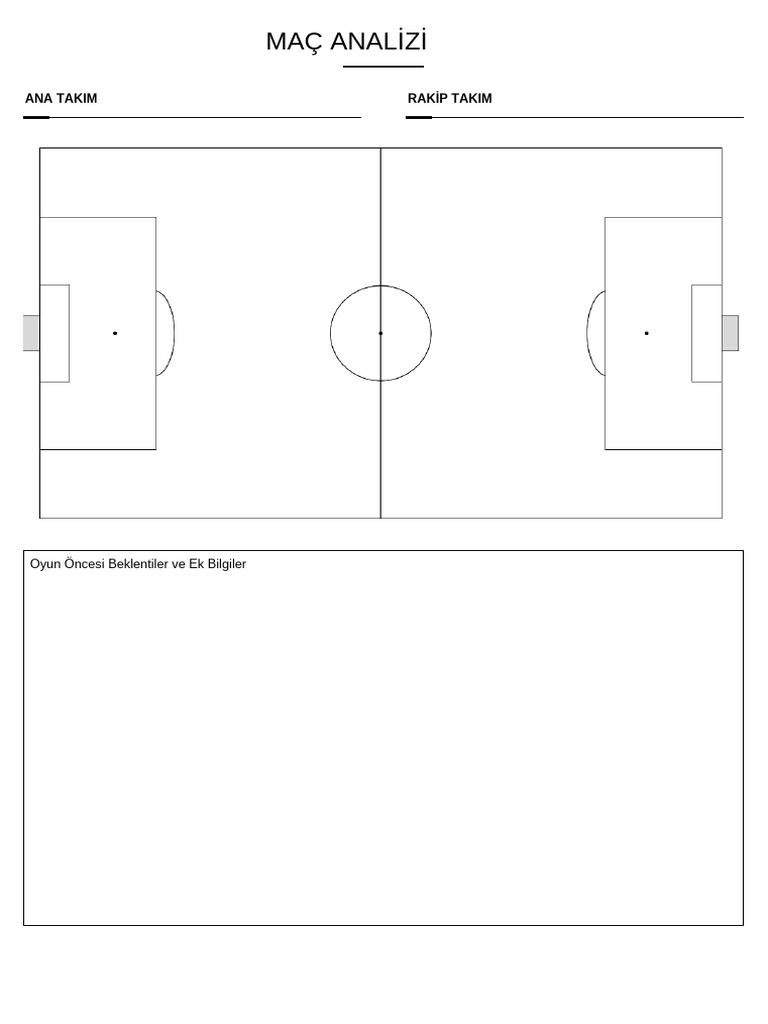 Match Analysis Template | PDF