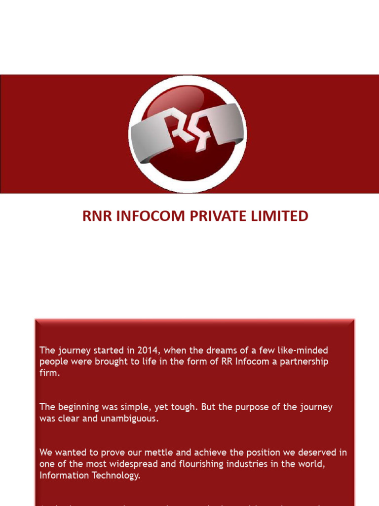 RNR Profile With Capabilities Customer | PDF