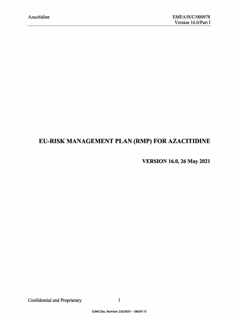 Vidaza Epar Risk Management Plan - en | PDF