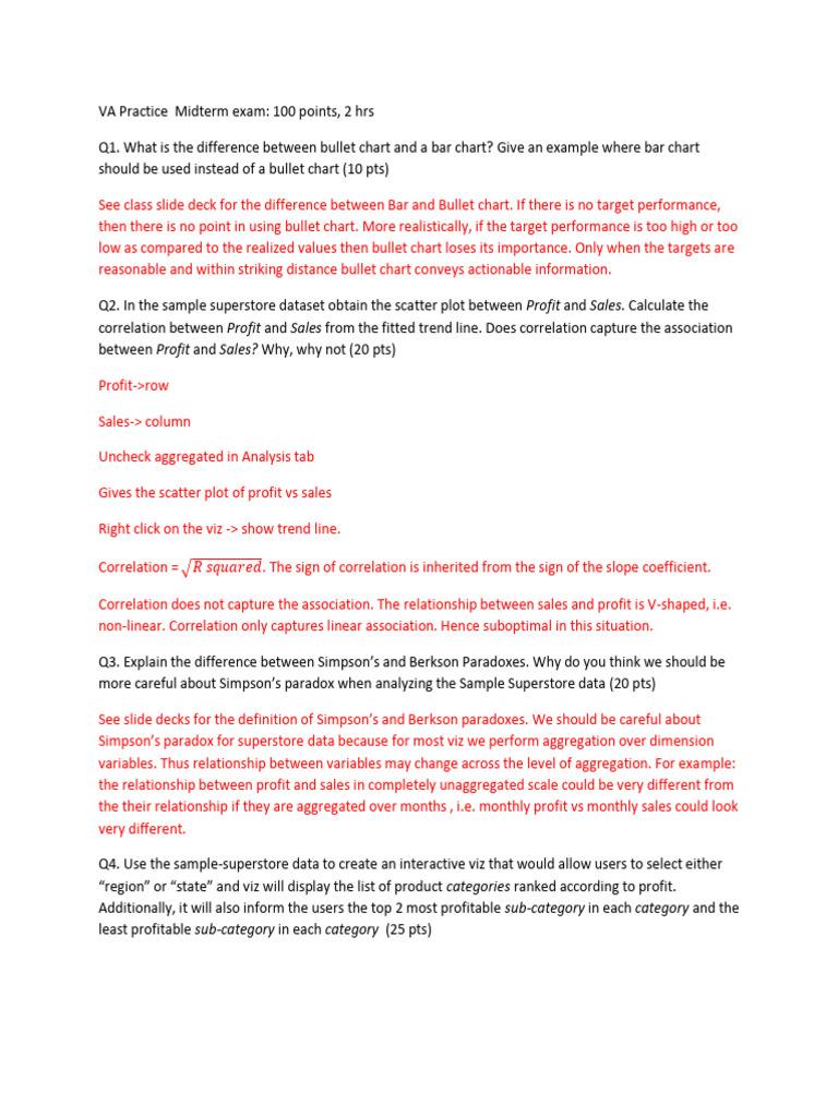 VA Practice Midterm exam keys 2024 | PDF