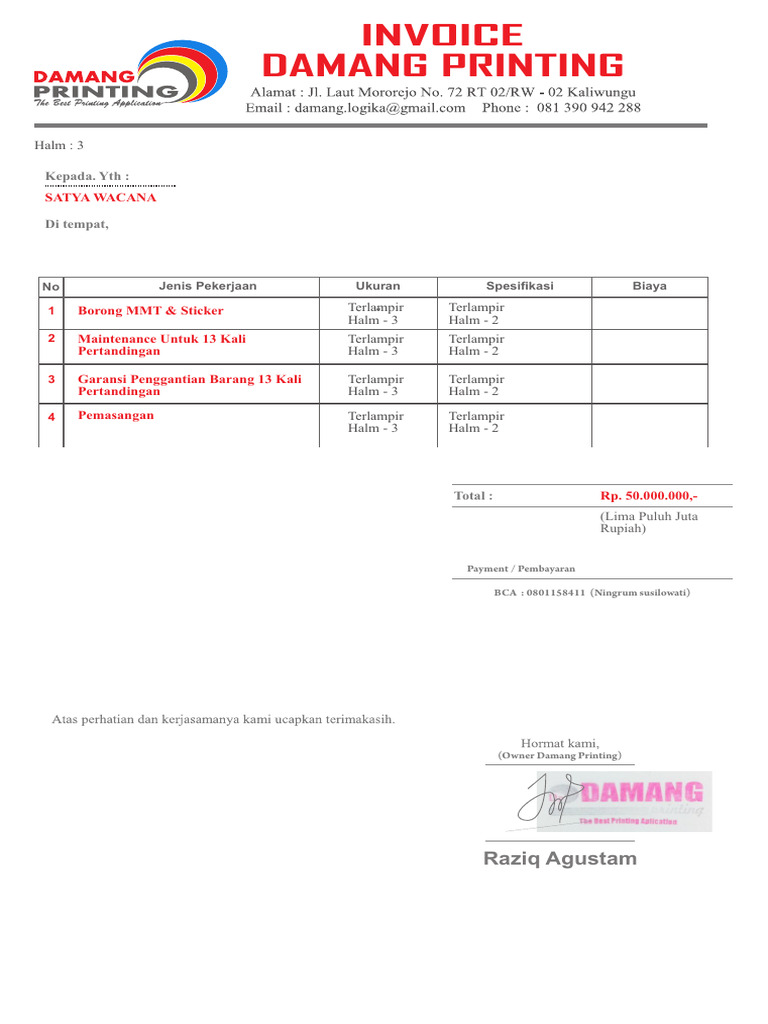 Invoice Ibl | PDF