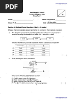 PSLE Standard Maths 2024 Paper 1 | PDF
