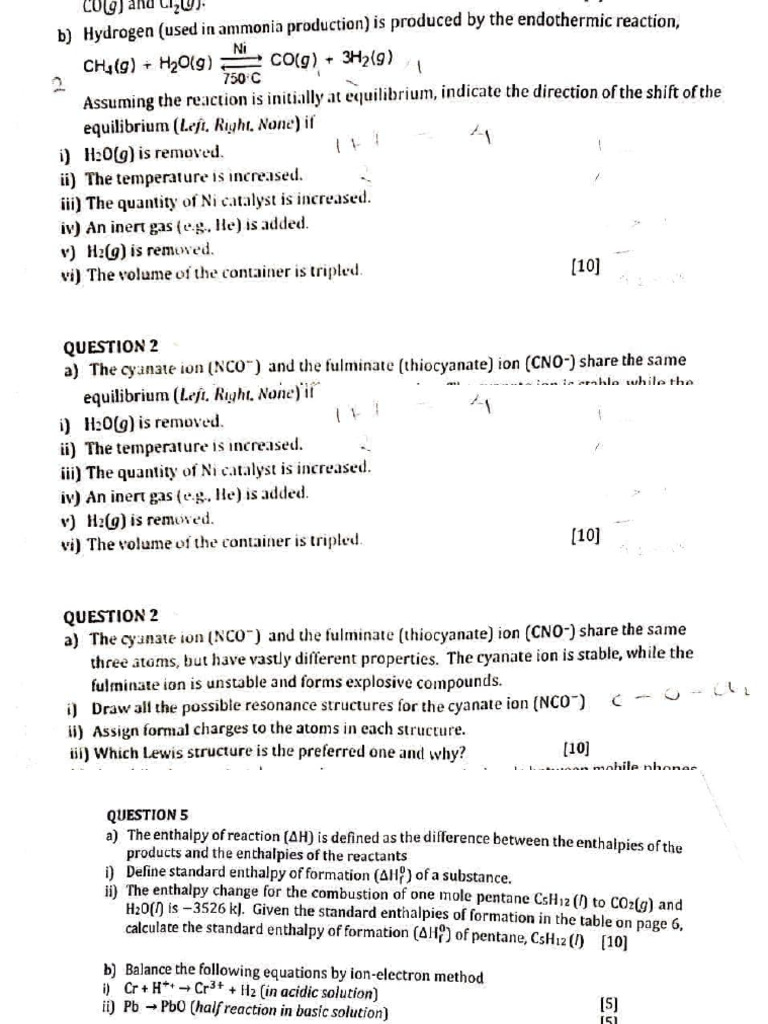 Quantum Exam Chemistry Practice | PDF
