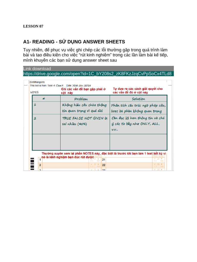 Ha6 - Lesson 07 | PDF