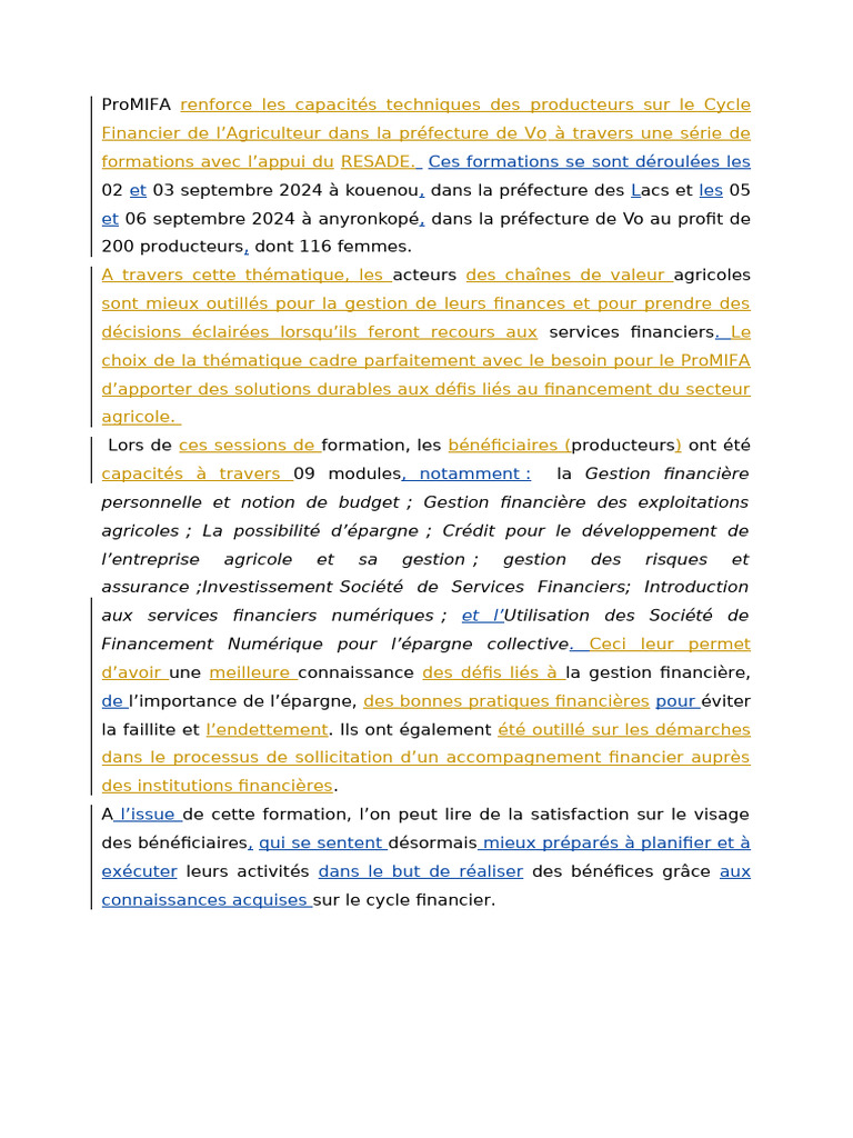 Article Cycle Financier - Éditdissi | PDF