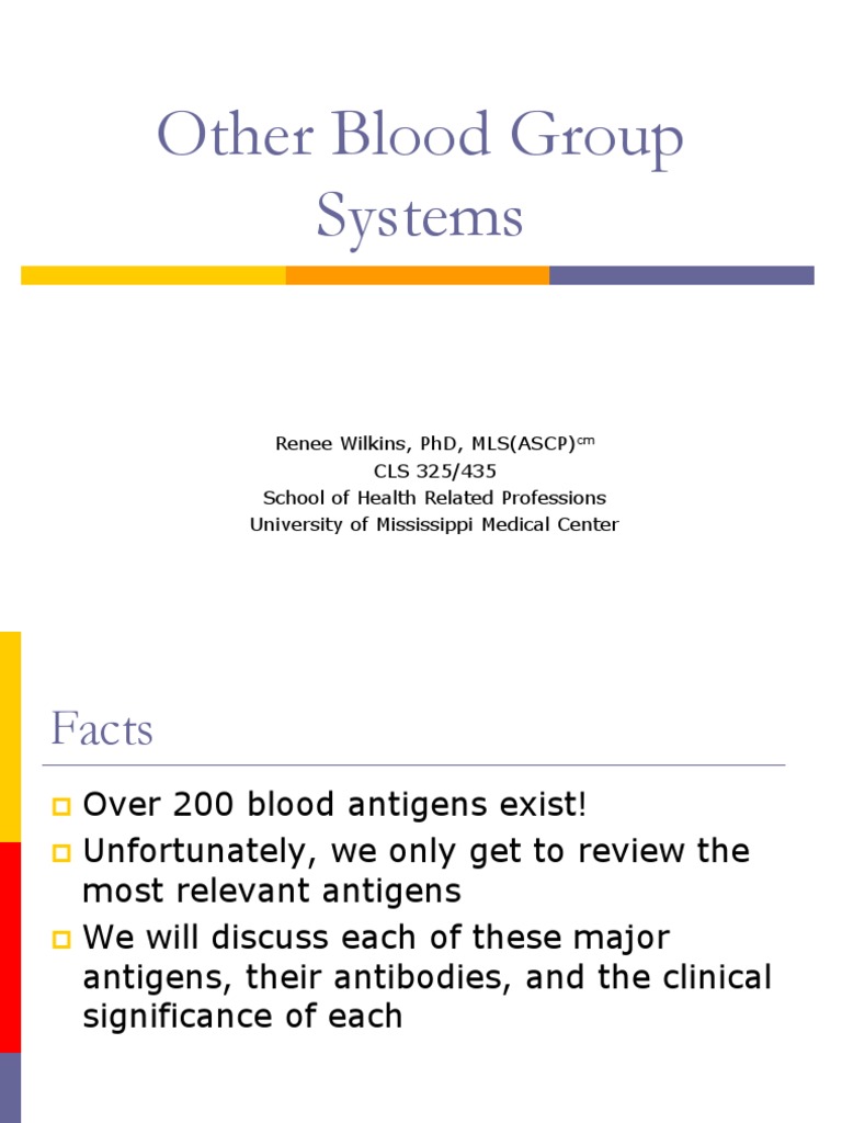 Overview of Minor Blood Group Systems | PDF | Blood Type | Antibody