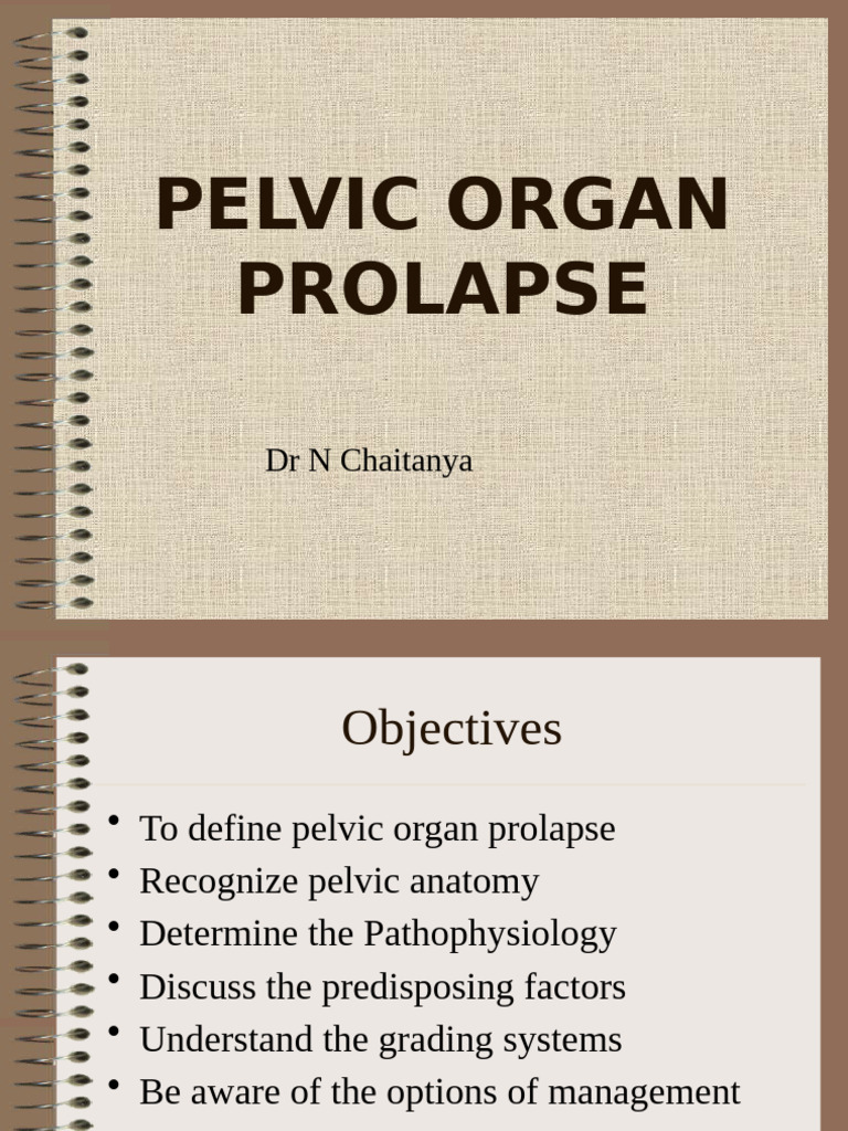 Pelvic Organ Prolapse | PDF
