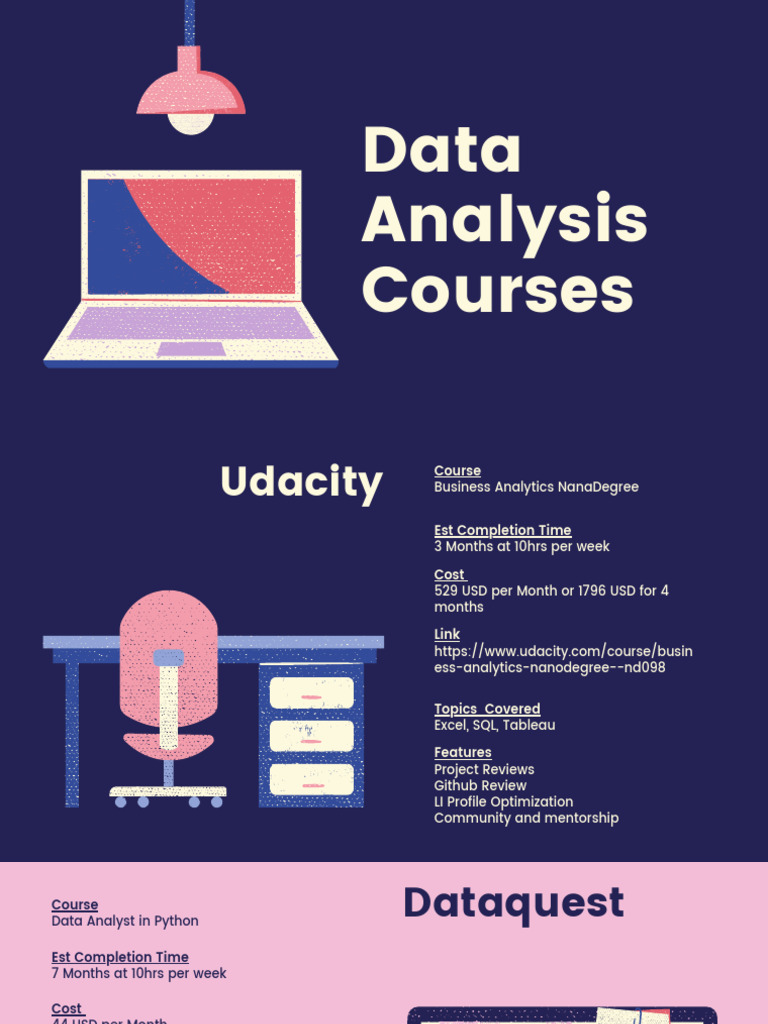 Data Courses and Options 1661599984 | PDF | Data Analysis | Computers