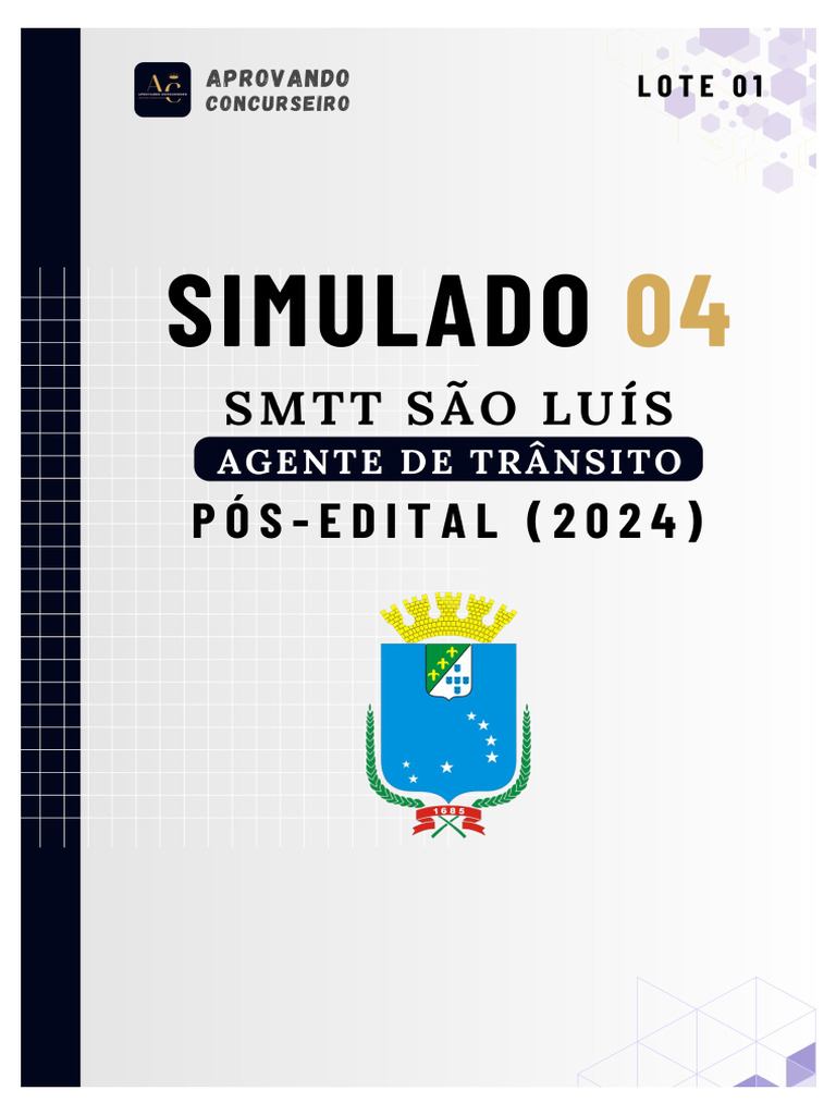 Simulado+04+-+SMTT+de+São+Luís | PDF