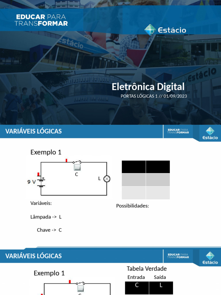 Cap Tulo 2A - Portas L Gicas 1 | PDF