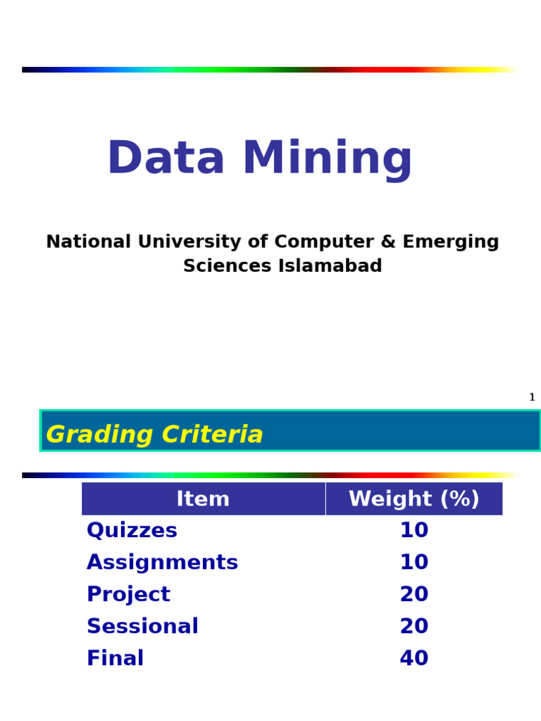 Lecture 01 Intro | PDF
