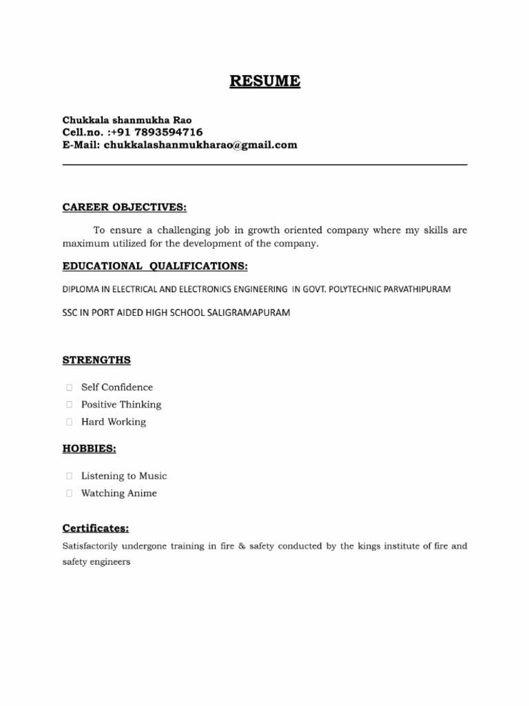 V KANAKA MAHA LAKSHMI - RESUME - Docx-1 | PDF