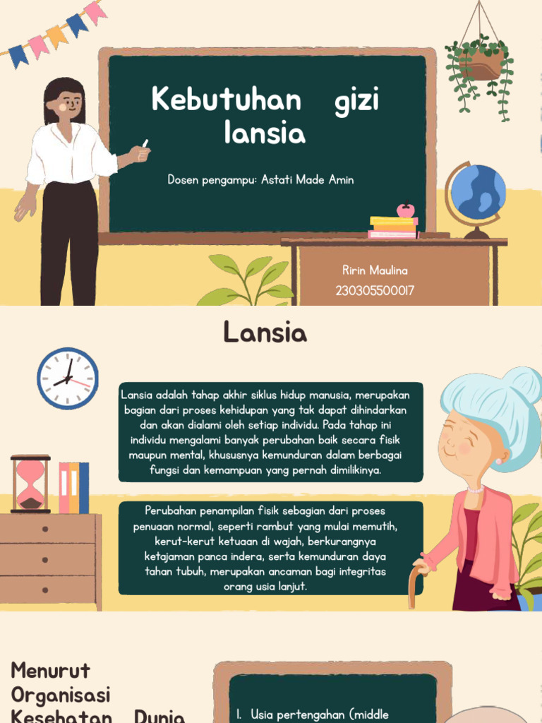 Tugas GDH Lansia | PDF