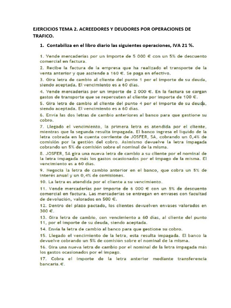 SOLUCIONES TEMA 2 EJER 1 Y 2 | PDF