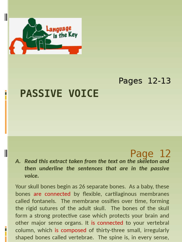 Passive Voice_Introduction and answers_pp 12,13_Feb2023 | PDF
