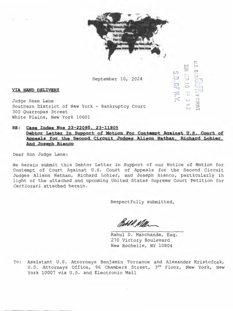 Contempt Motion Against Appeals Judges | PDF | Vexatious Litigation ...