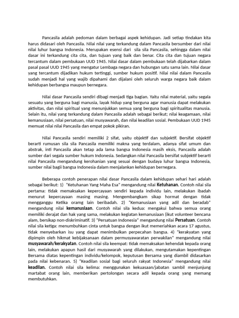 Pancasila | PDF