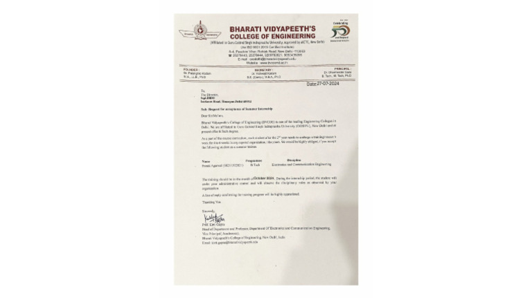 Date:27-07-2024: SSPL, DRDO Lucknow Road, Timarpur, Delhi-110054 | PDF