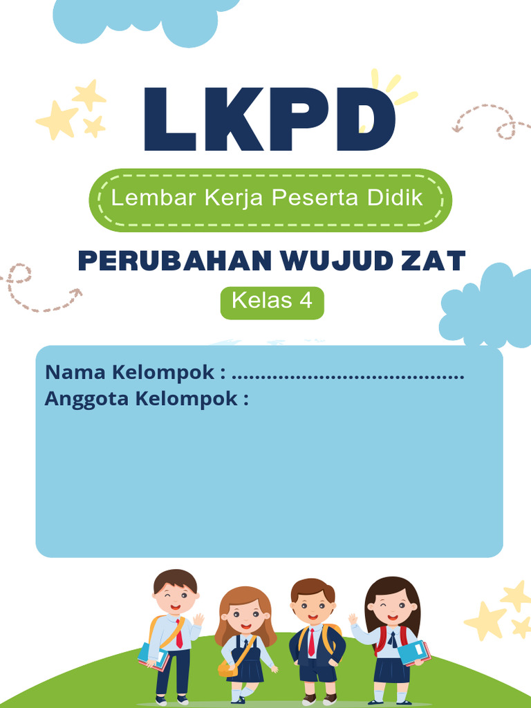 Biru Dan Hijau Ilustrasi Sampul LKPD A4 | PDF