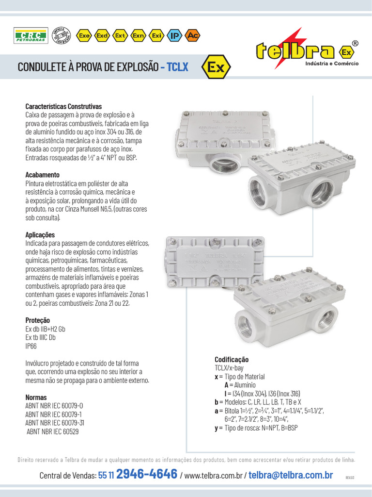 TCLX Condulete Exd Telbra | PDF