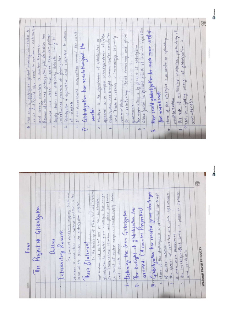 Globalization Project | PDF