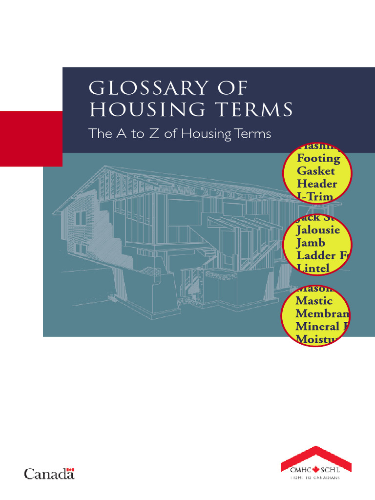CMHC - Glossary of Housing Terms | PDF | Chimney | Framing (Construction)