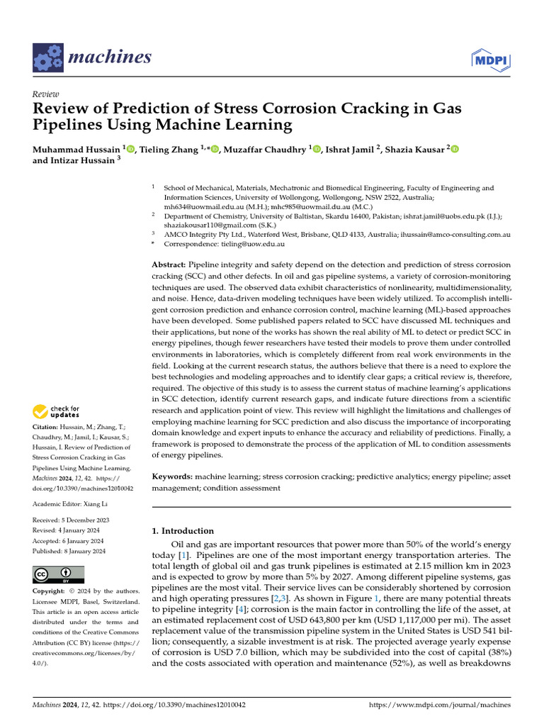 Review of Prediction of Stress Corrosion Cracking | PDF