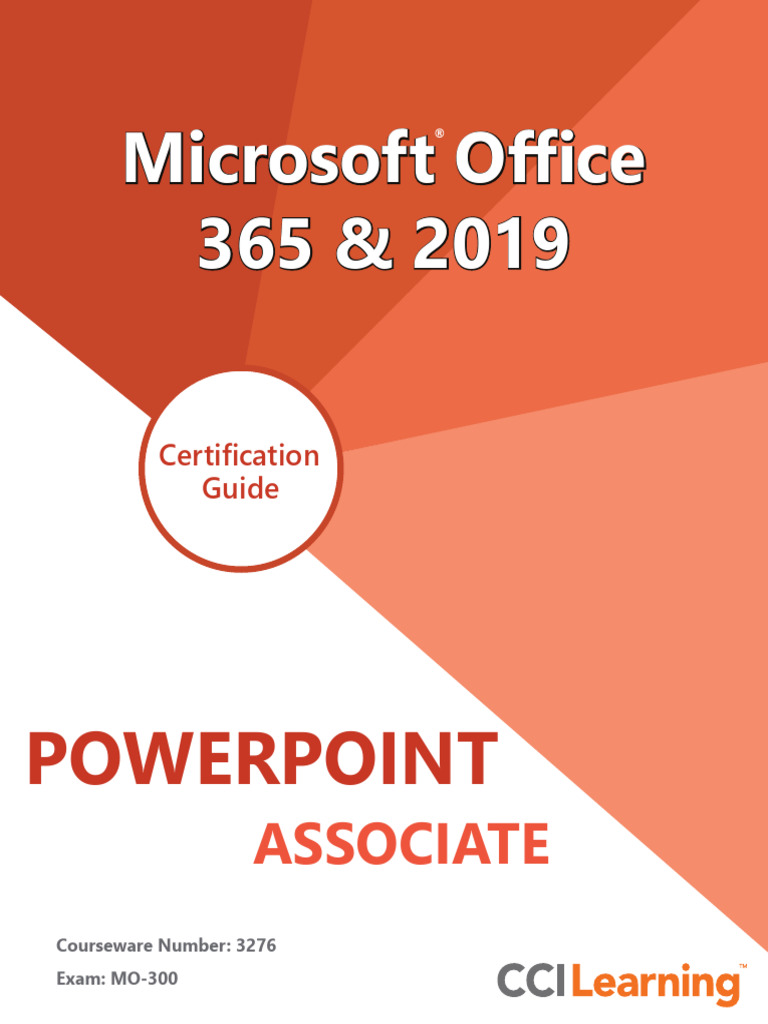 PowerPoint Associate 2019 Ebook | PDF