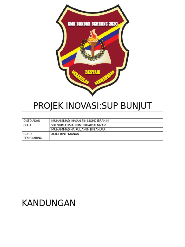 Laporan Bertulis | PDF