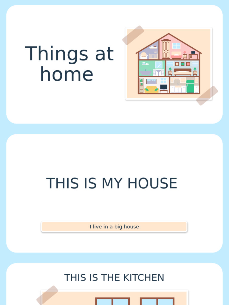 PPT THINGS AT HOME_BAHASA INGGRIS | PDF
