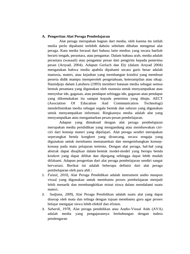 Alat Peraga | PDF