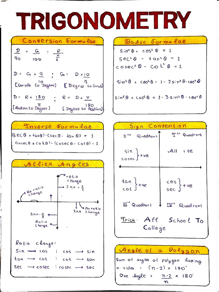 2. Trigonometry | PDF
