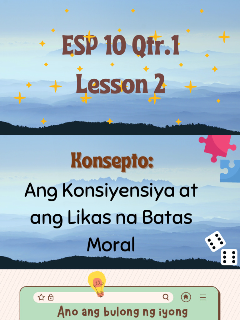 ESP10 Q1 Lesson12-2 | PDF