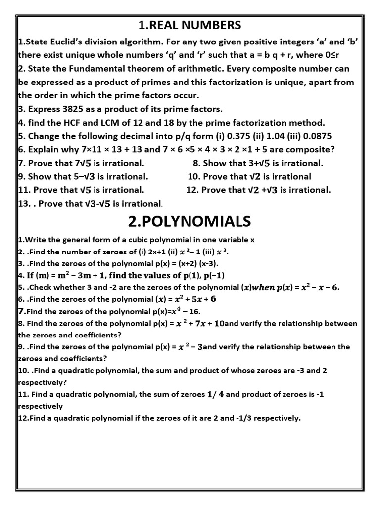 1,2,3 Chapters Practice | PDF