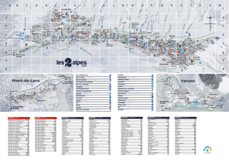 Les 2 Alpes Plan de Station2 | PDF