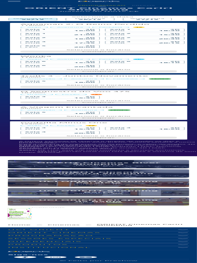 ORIENT Cinemas Cariri Shopping Orient Cinemas | PDF