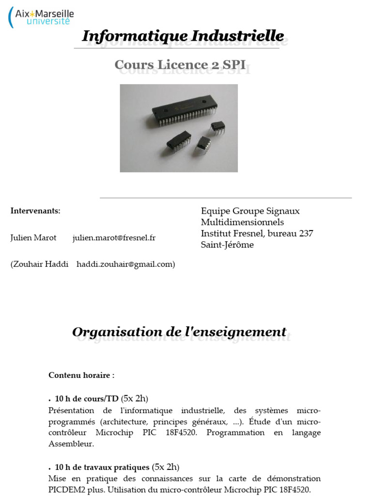 Info Indus L2S4 2018 19 | PDF