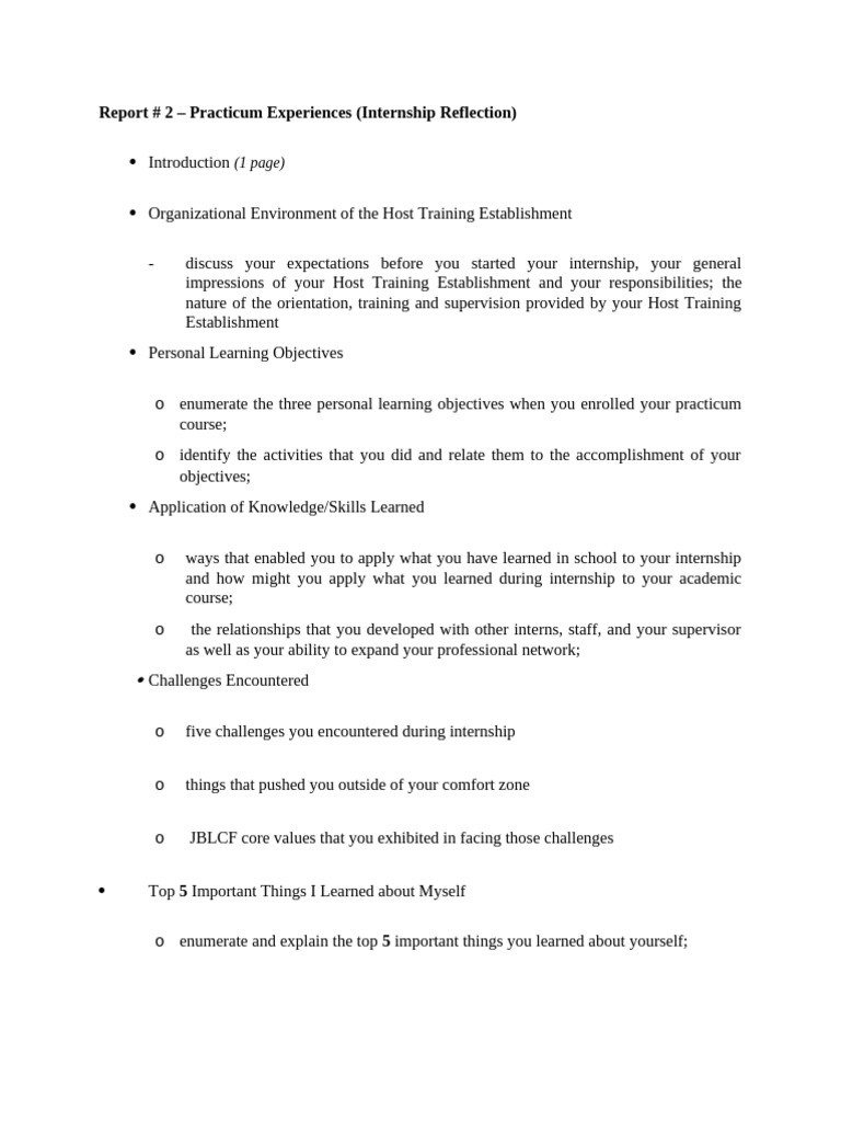 Practicum Report No.2 | PDF