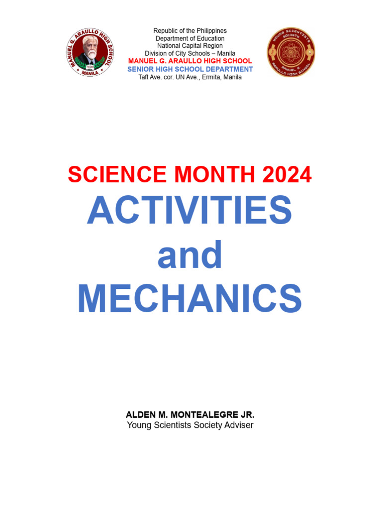 Mechanics Science Month 2024 | PDF