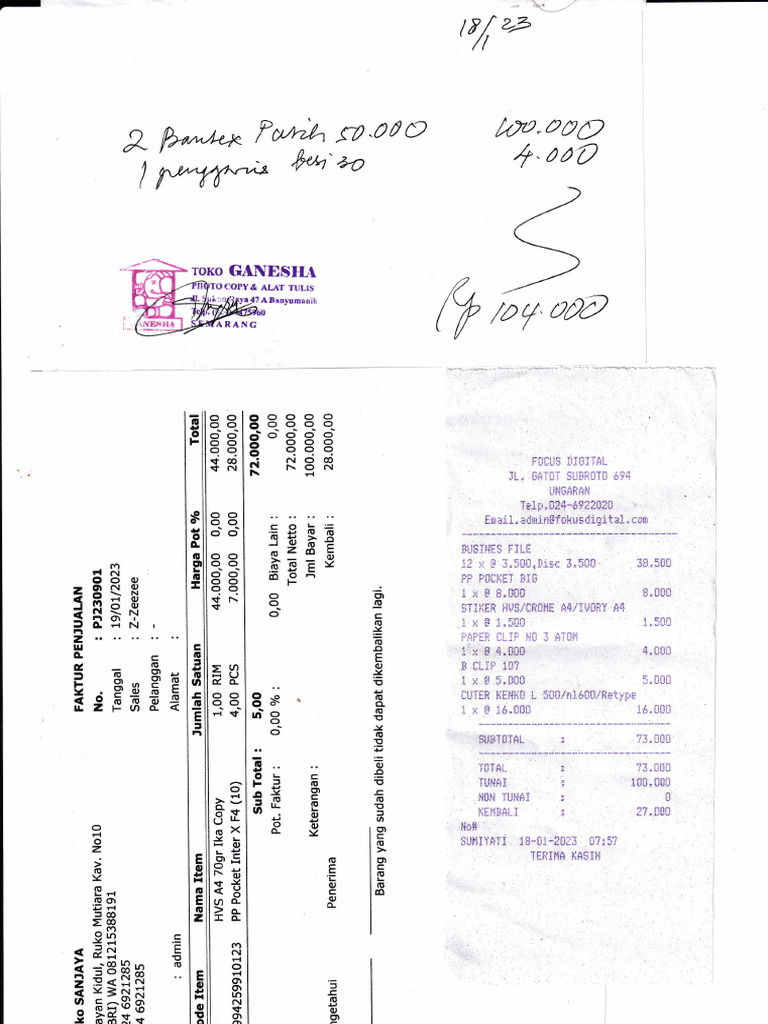 Scan Nota - 20230120 - 0001 | PDF