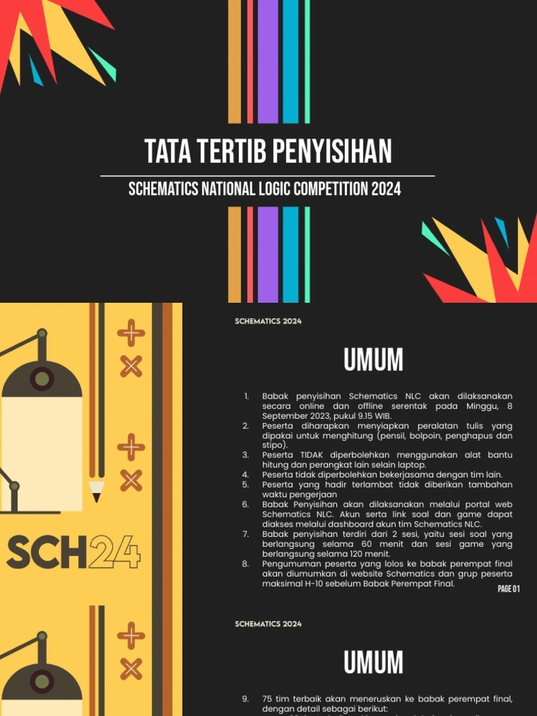 Tata Tertib Penyisihan NLC 2024 | PDF