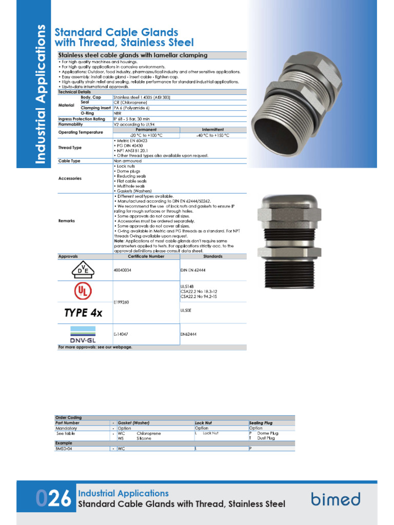 Catalogue Page of BSSE & BSSC | PDF