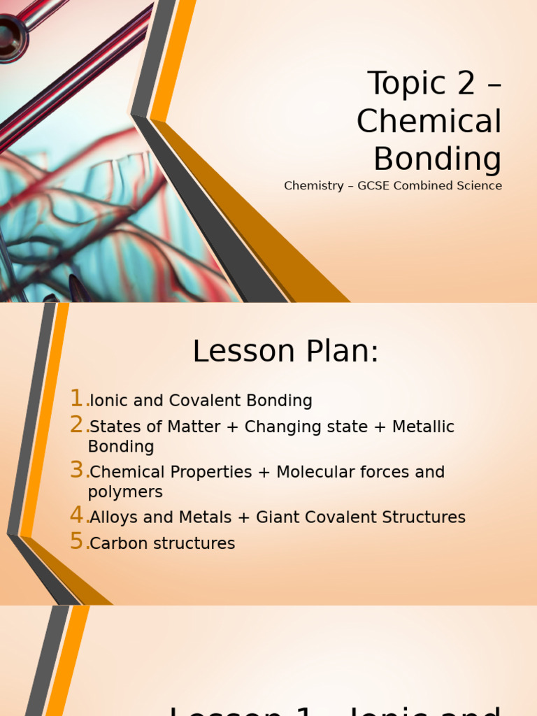 Topic 2 - Chemical Bonding | PDF | Chemical Bond | Technology & Engineering