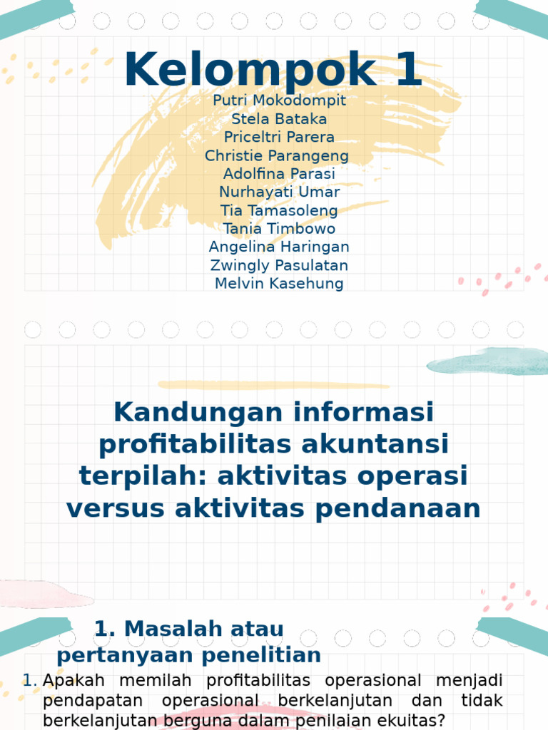 Kelompok 1 ALK | PDF