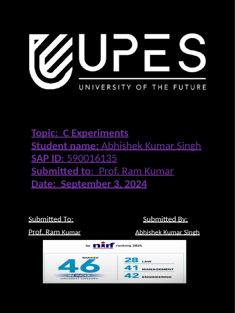 Experiment 3 | PDF