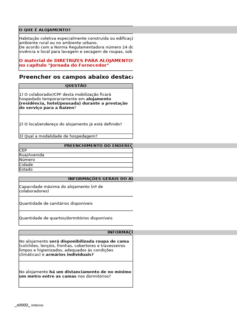 Template Dos Alojamentos - RAIZEN-1 | PDF