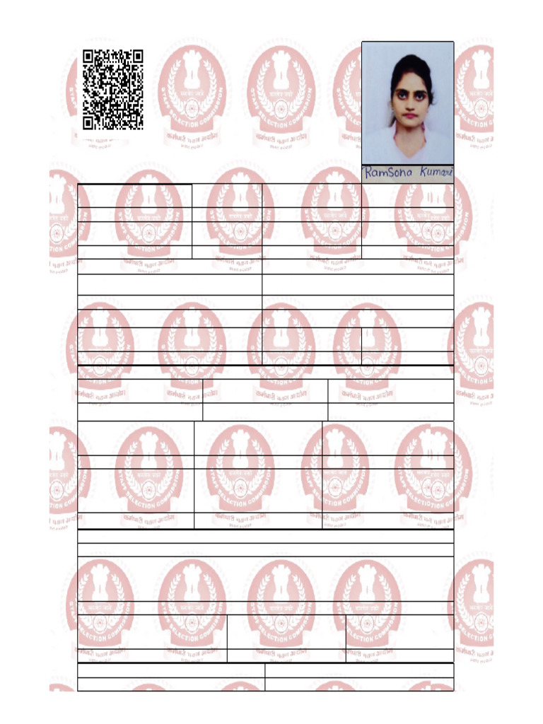 Applicationform Draft Print For All | PDF