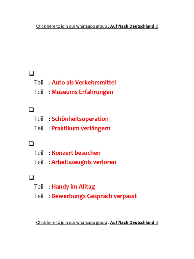 b2 Schreiben New Codes 2024 | PDF