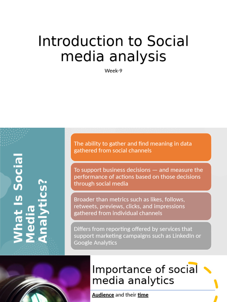 Lec 9-social media analytics | PDF