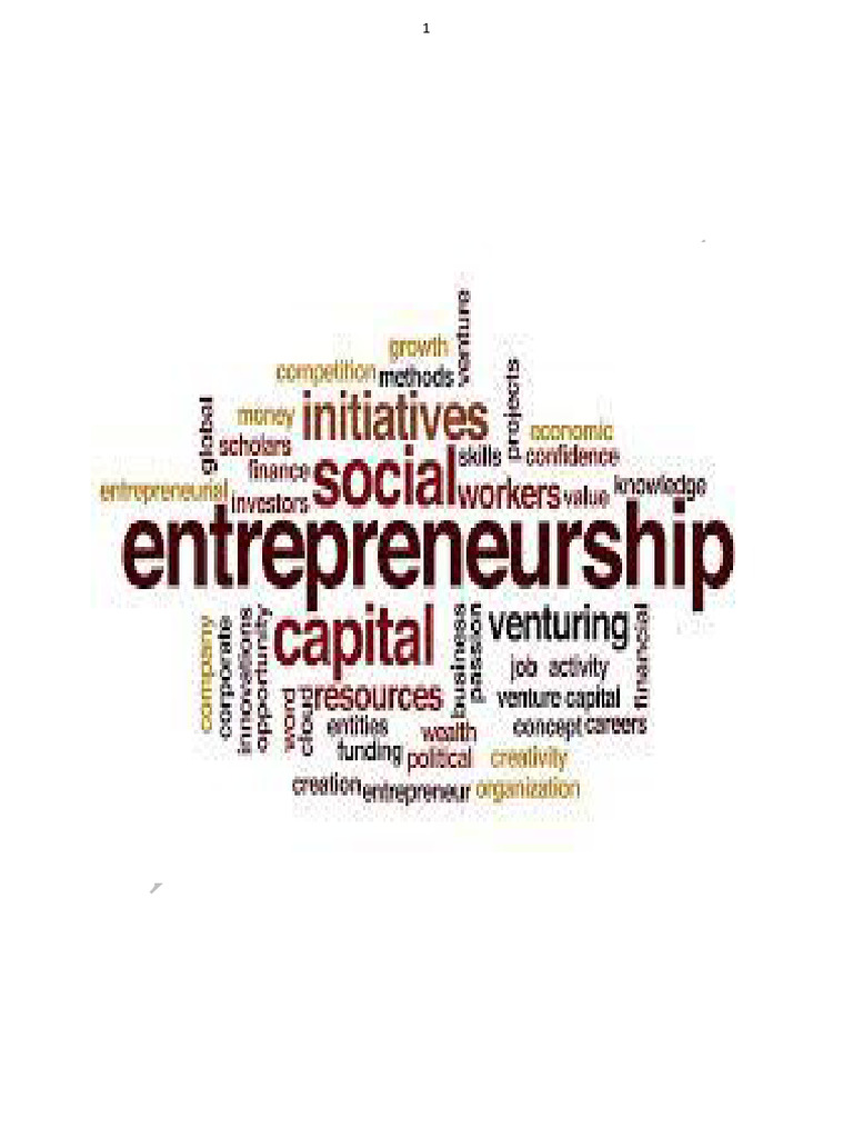 ENTREPRENEURSHIP Notes | PDF
